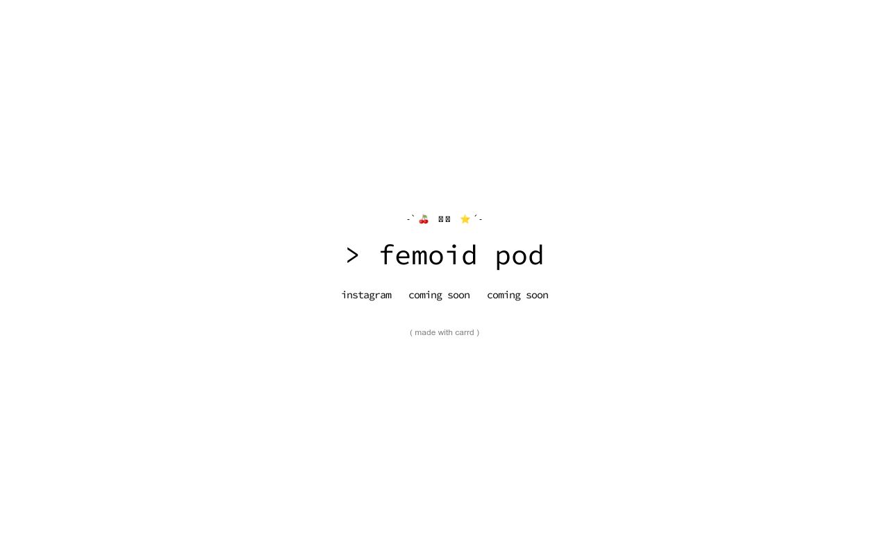 Femoid Podcast